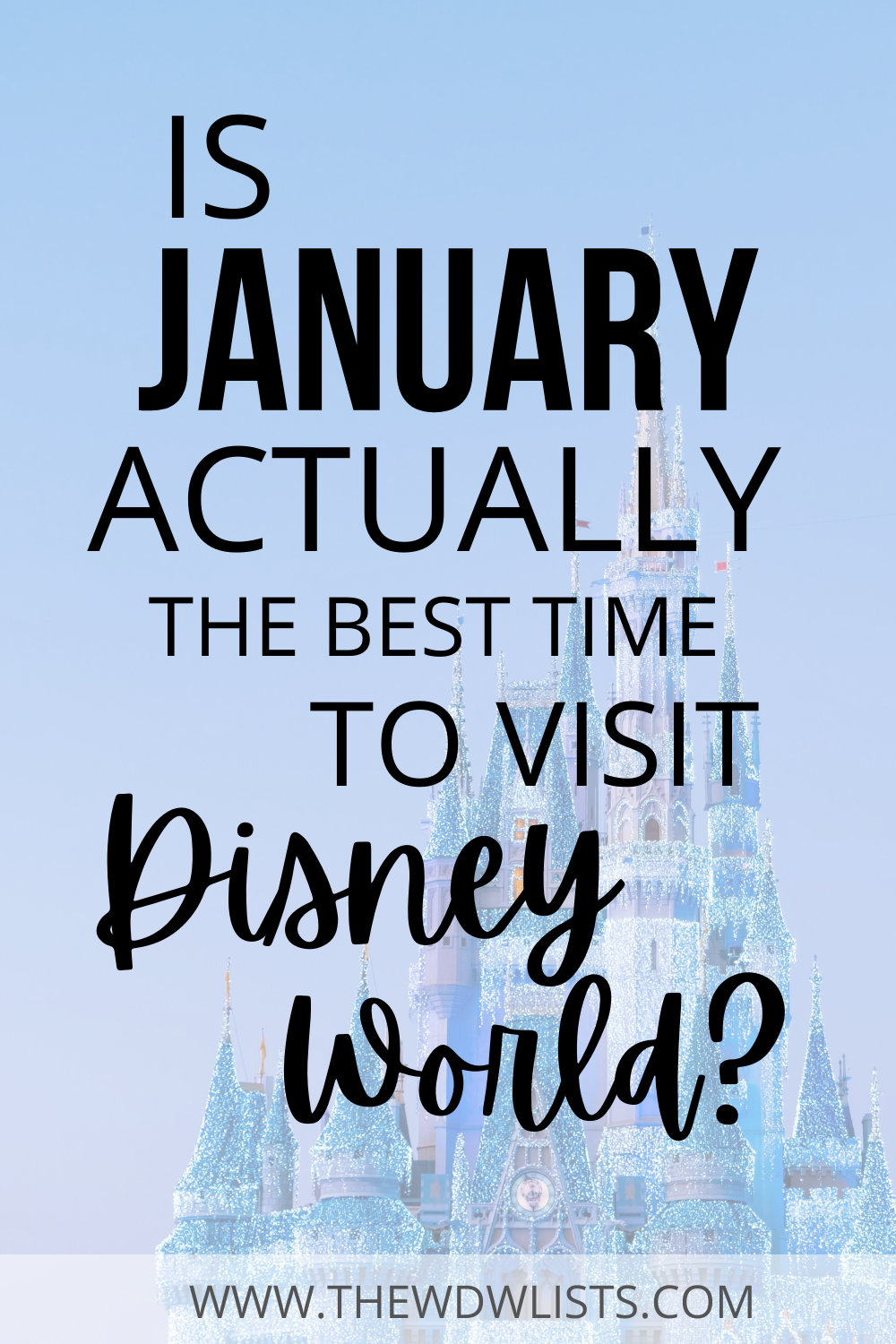 Is January the Best Time to Visit Disney World? - The WDW Lists